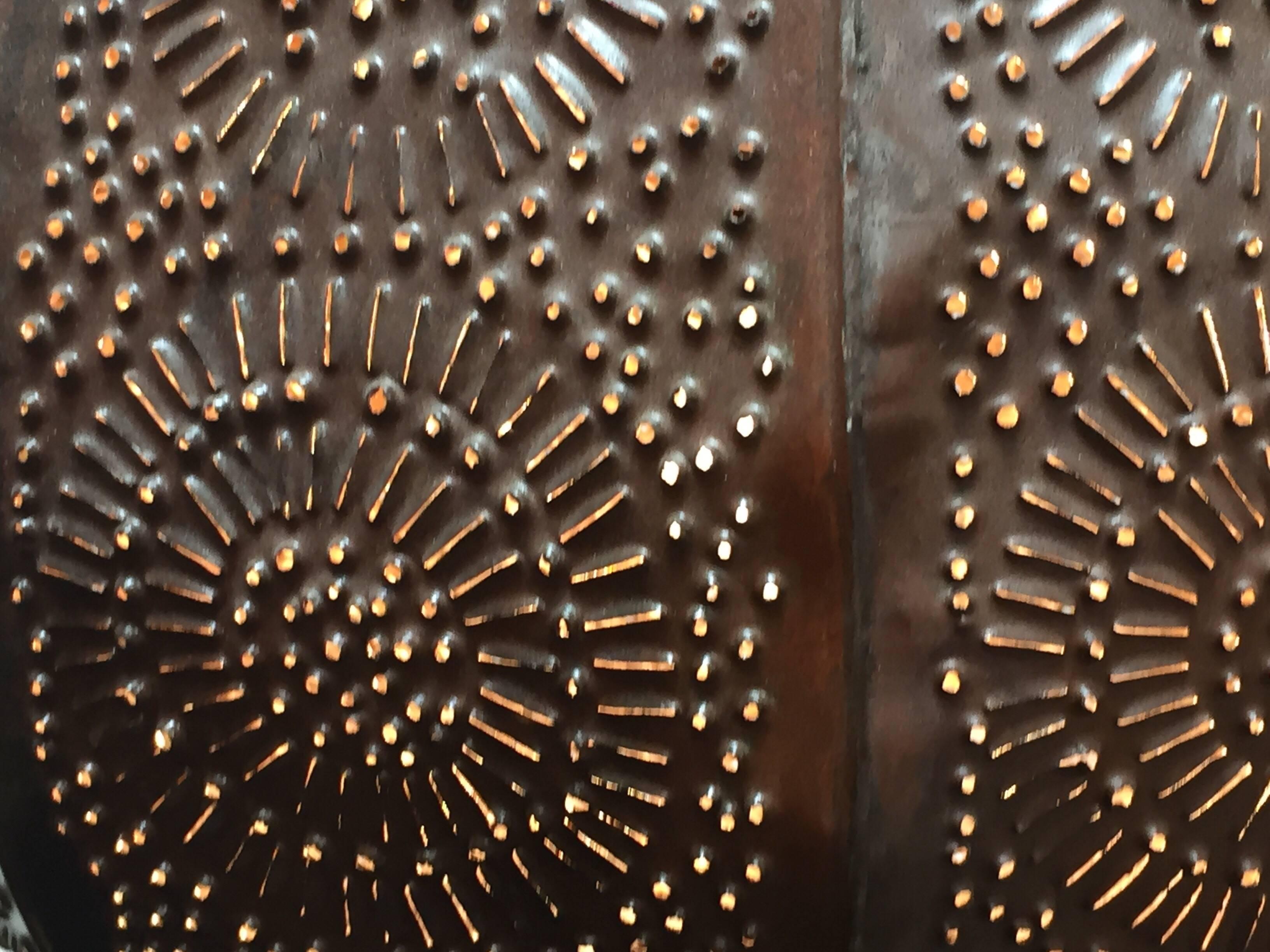 Moroccan Handcrafted Metal Pendant, North Africa For Sale at 1stDibs