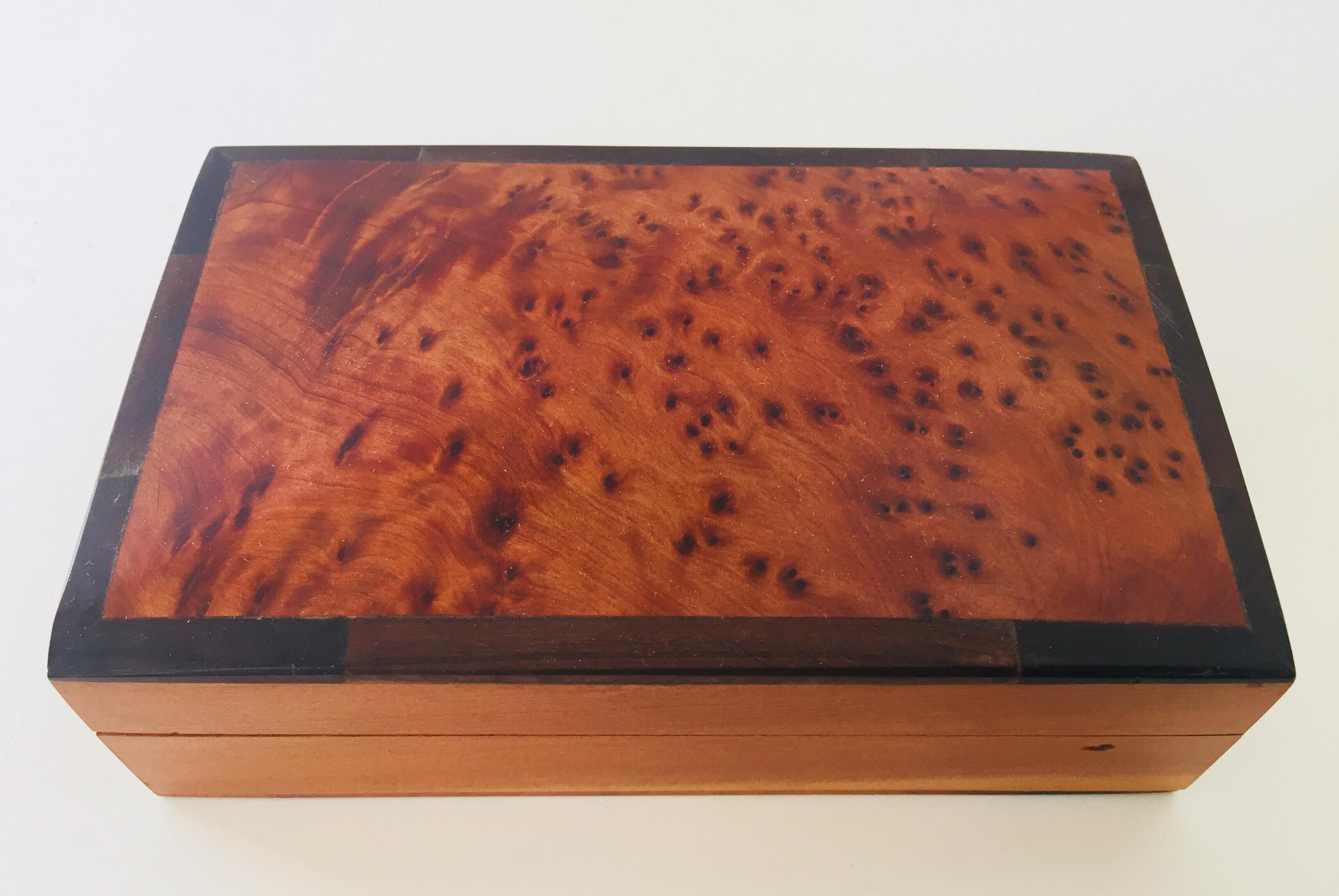 Moroccan Handcrafted Thuya Wood Box at 1stDibs | moroccan thuya wood ...
