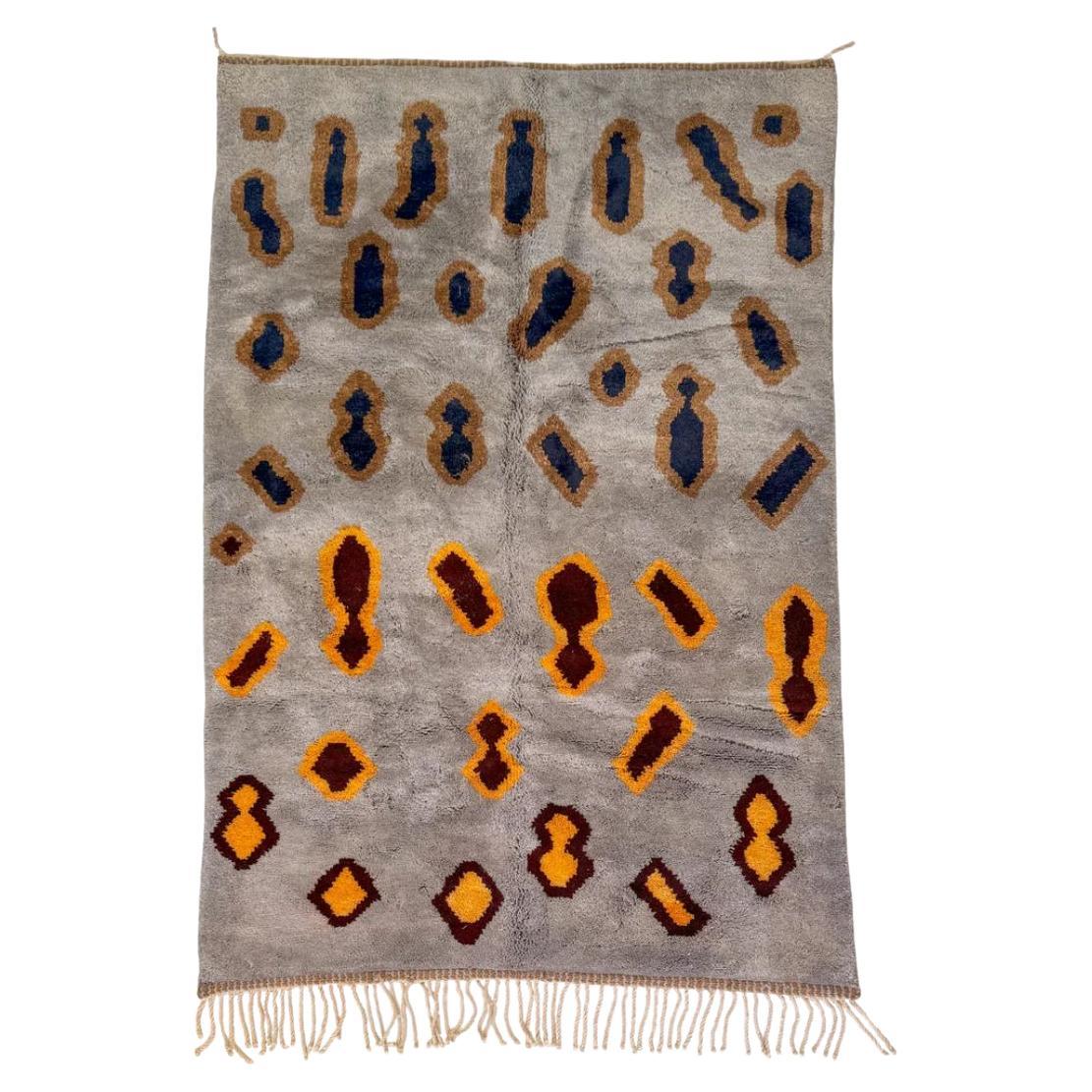 Moroccan Rug Berber Odyssey, Handwoven Multicolor Berber Rug, 6.5x10 FT ...