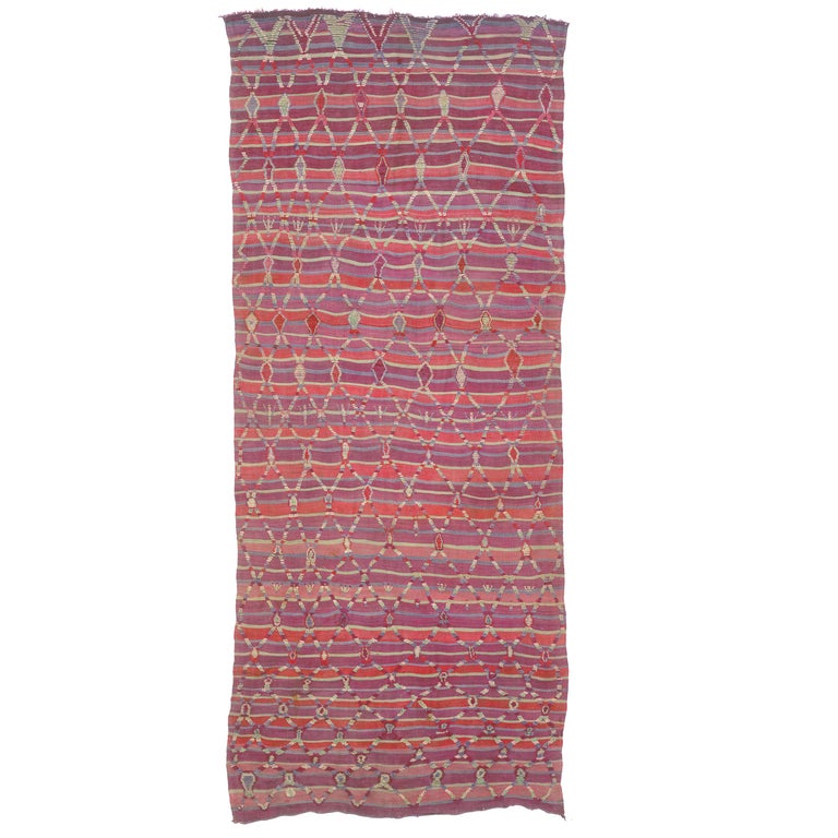 Moroccan Handwoven Berber Carpet For Sale at 1stDibs | hand woven ...