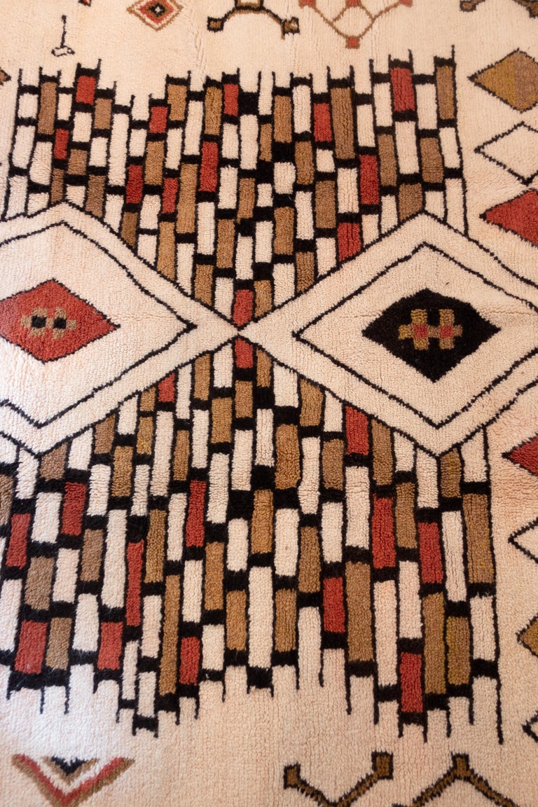 Moroccan Handwoven Rug Made with Natural Vegetable Dye and Wool For ...