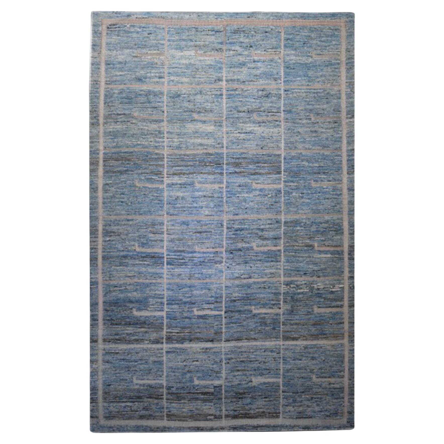 Moroccan Color Block Rug For Sale at 1stDibs