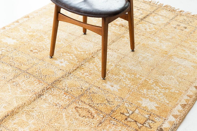 Moroccan Middle Atlas Tribe Berber Rug For Sale at 1stDibs