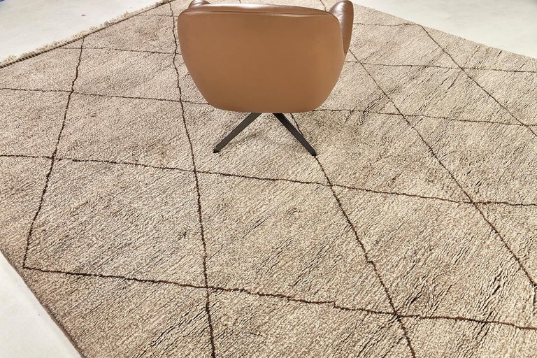 Moroccan Middle Atlas Tribe Berber Rug For Sale at 1stDibs