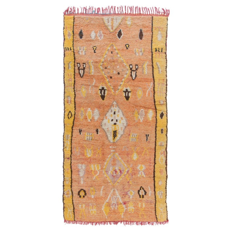 Moroccan Middle Atlas Tribe Berber Rug at 1stDibs | middle atlas rugs