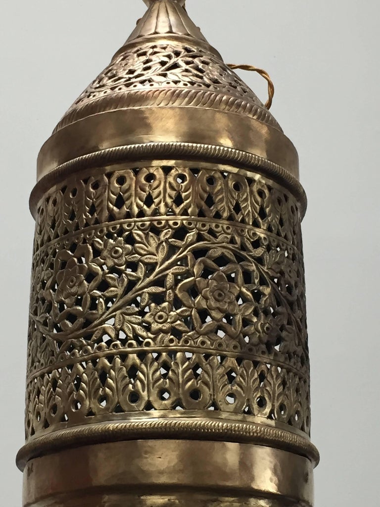 Moroccan Moorish Style Brass Pendant Light Fixture at 1stDibs | moorish ...