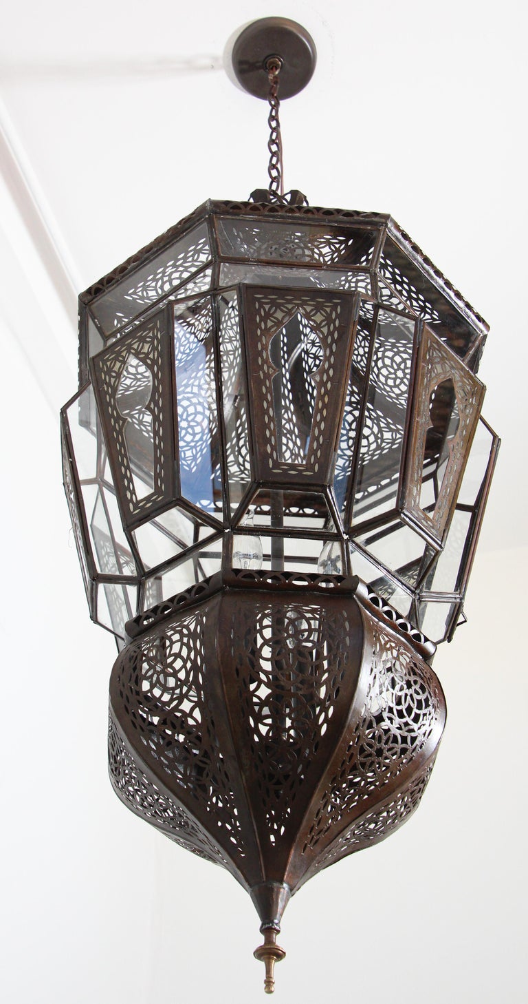 Moroccan Moorish Vintage Hanging Light Fixture For Sale At 1stdibs