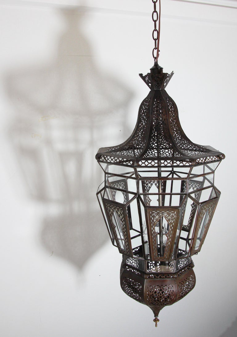 Moroccan Moorish Vintage Hanging Light Fixture For Sale At 1stdibs