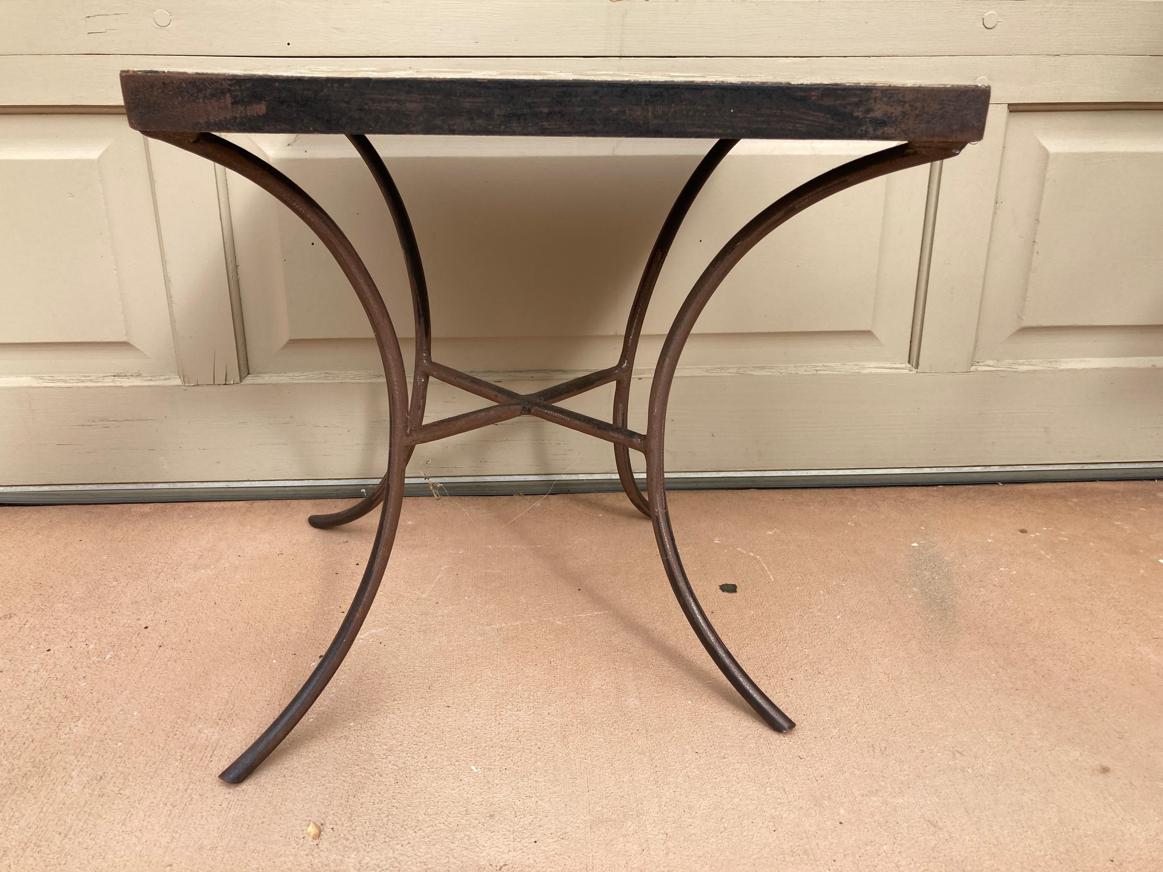 Moroccan Mosaic Tile Square Side Table at 1stDibs | moroccan tile ...