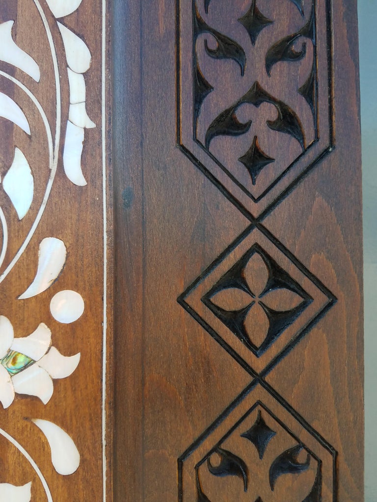 Moroccan Mother of Pearl Door, Walnut Wood For Sale at 1stDibs | walnut ...