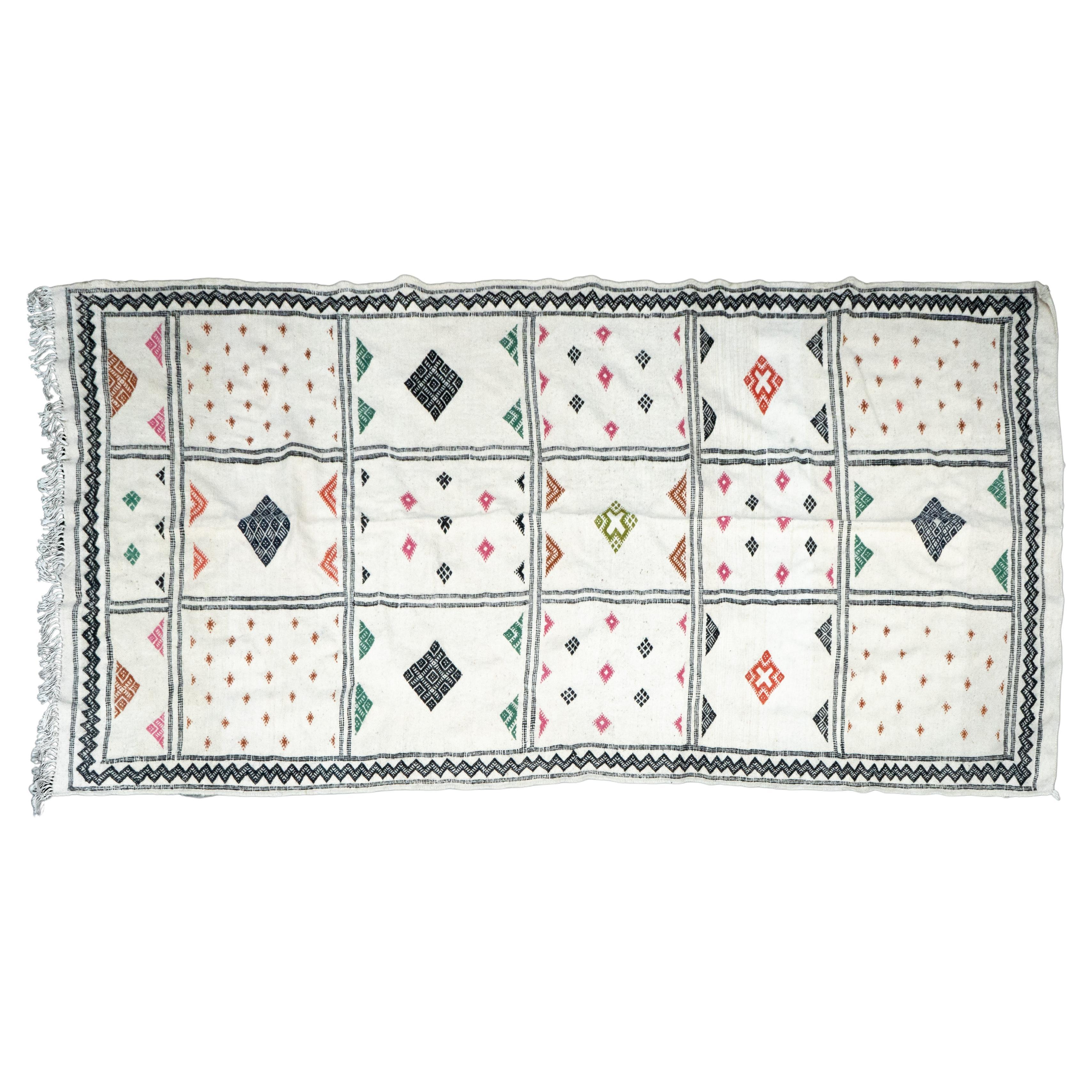 Multi-Color Moroccan Rug For Sale at 1stDibs | multi coloured moroccan ...
