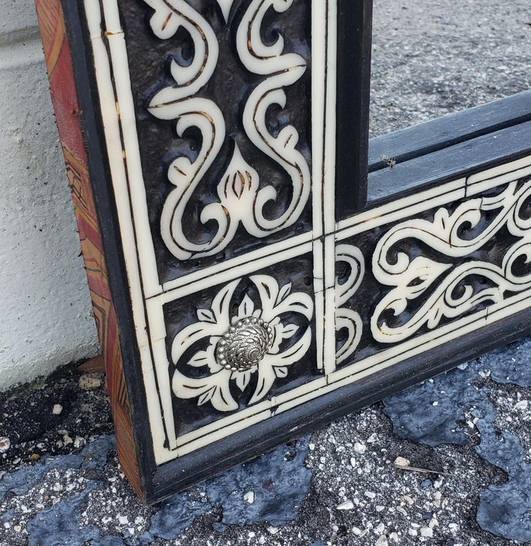 Moroccan Rectangular Camel Bone Mirror, Har 21 For Sale at 1stDibs