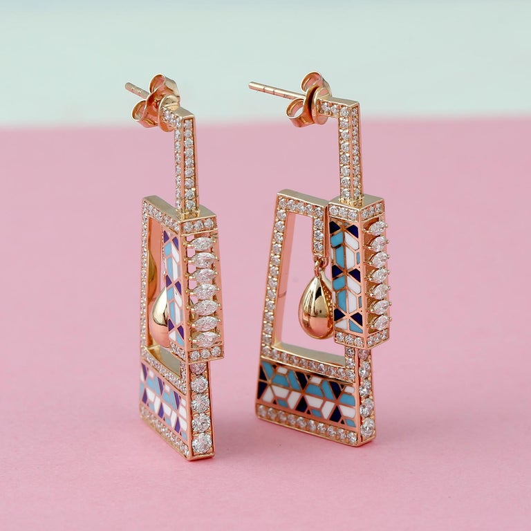 Moroccan Style Ceramic Tile Inlay Work on Unique Architectural Design ...