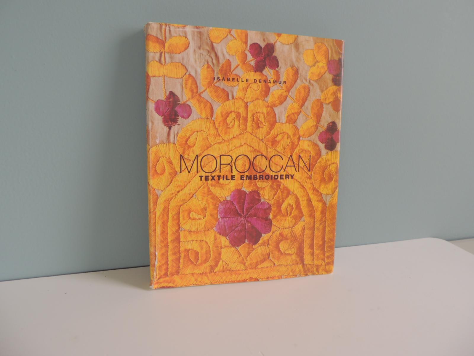 Moroccan Textile Embroidery Vintage Decorating Book For Sale at 1stDibs