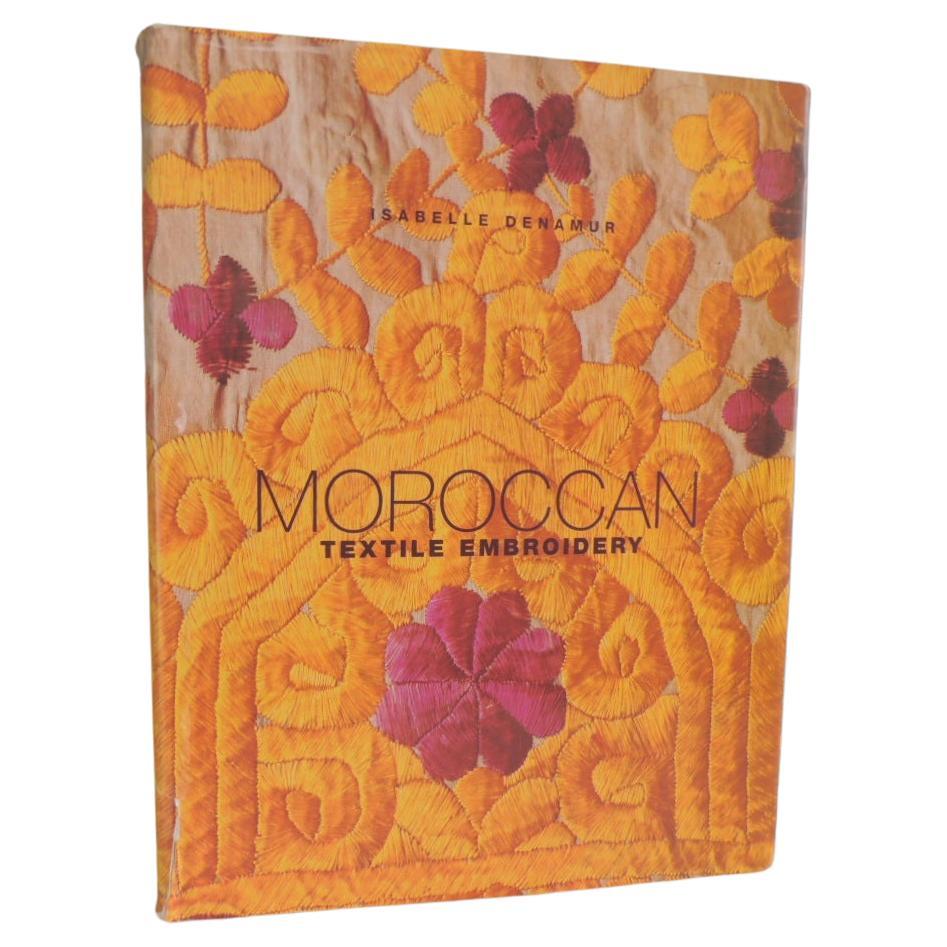Moroccan Textile Embroidery Vintage Decorating Book For Sale at 1stDibs