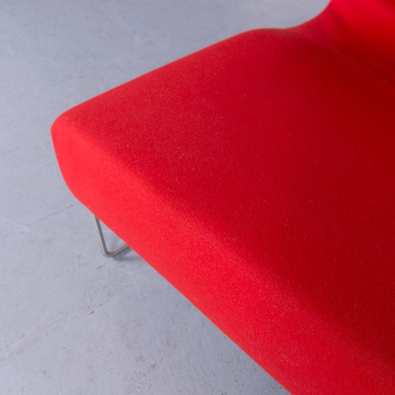 Moroso Lowseat Designer Chair Set Fabric Red One-Seat Microfibre Couch ...