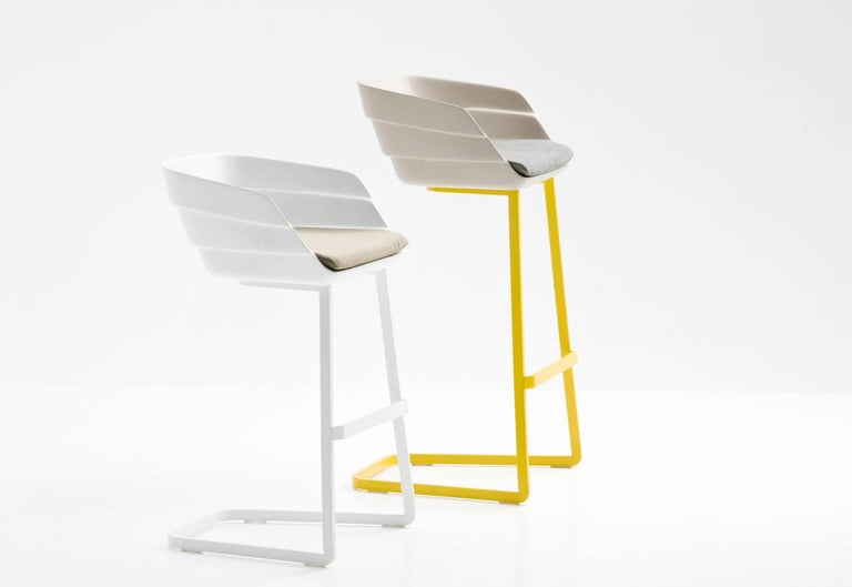Moroso Rift Counter Stool by Patricia Urquiola in Six Color Options For ...