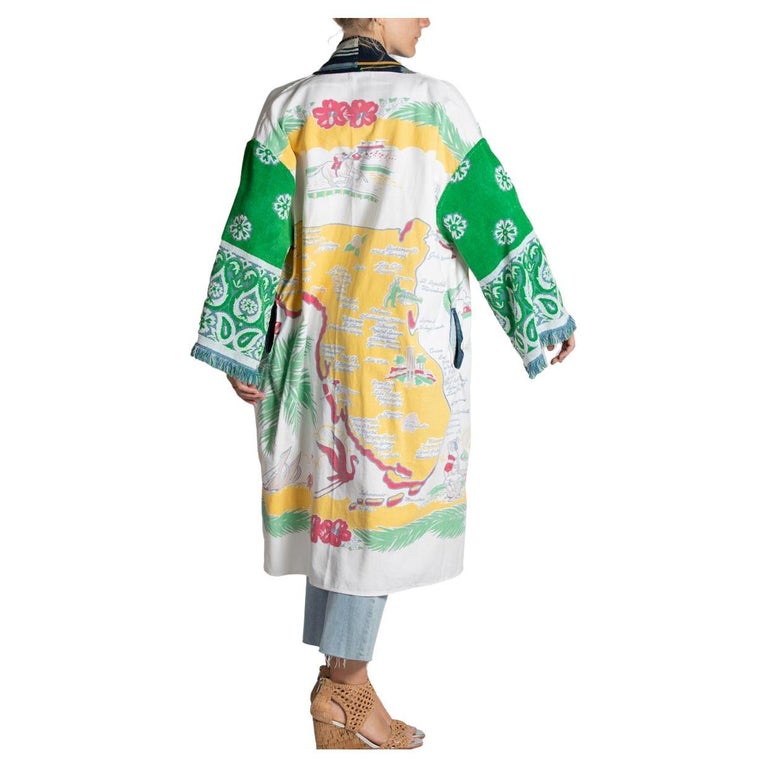 Morphew Collection Cotton Vintage Florida Table Cloth Souvenir Jacket ...