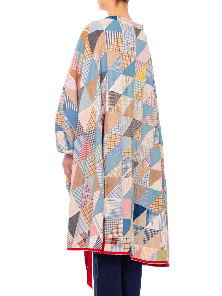 MORPHEW COLLECTION Multicolor Cotton Patchwork Cocoon Made From An ...