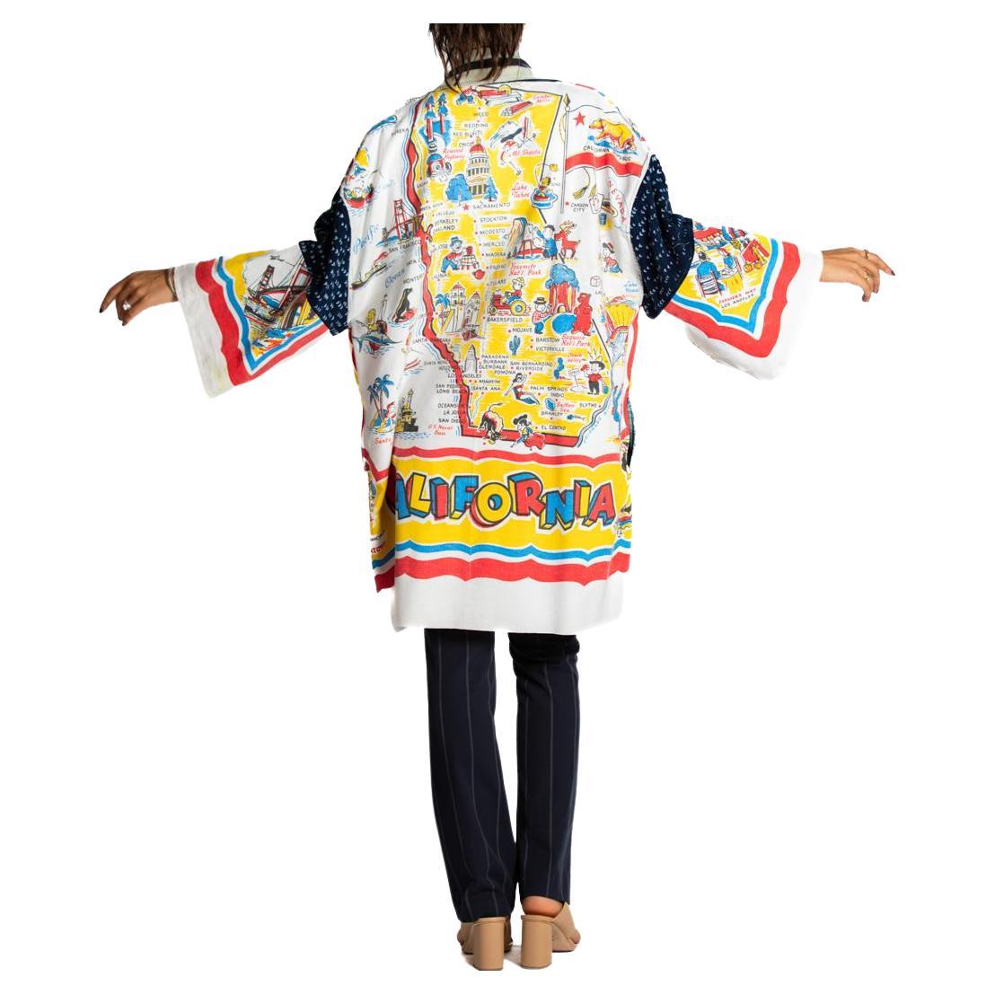 MORPHEW COLLECTION Multicolor Cotton Vintage California Souvenir ...