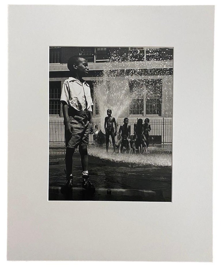 Morris Engel - Boy Street Shower For Sale at 1stDibs