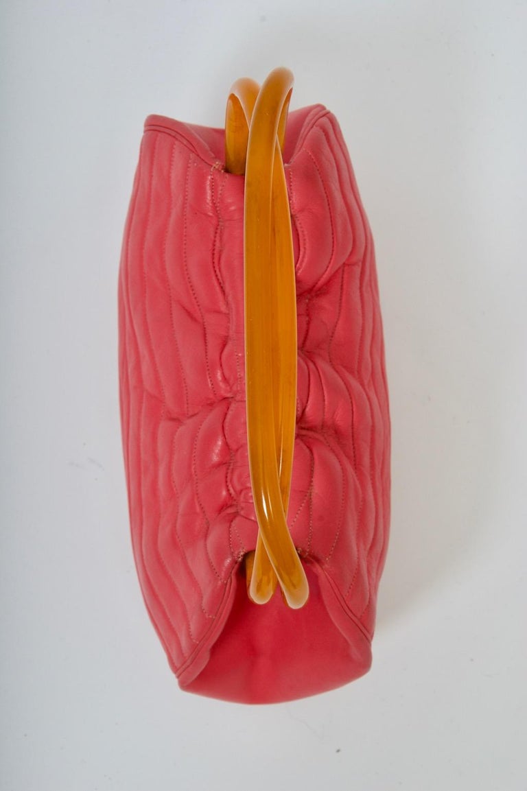 Morris Moskowitz Rose Pink 1960s Bag For Sale at 1stDibs