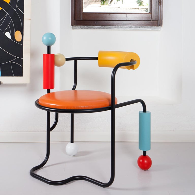 Morse Polychrome Chair #2 For Sale at 1stDibs