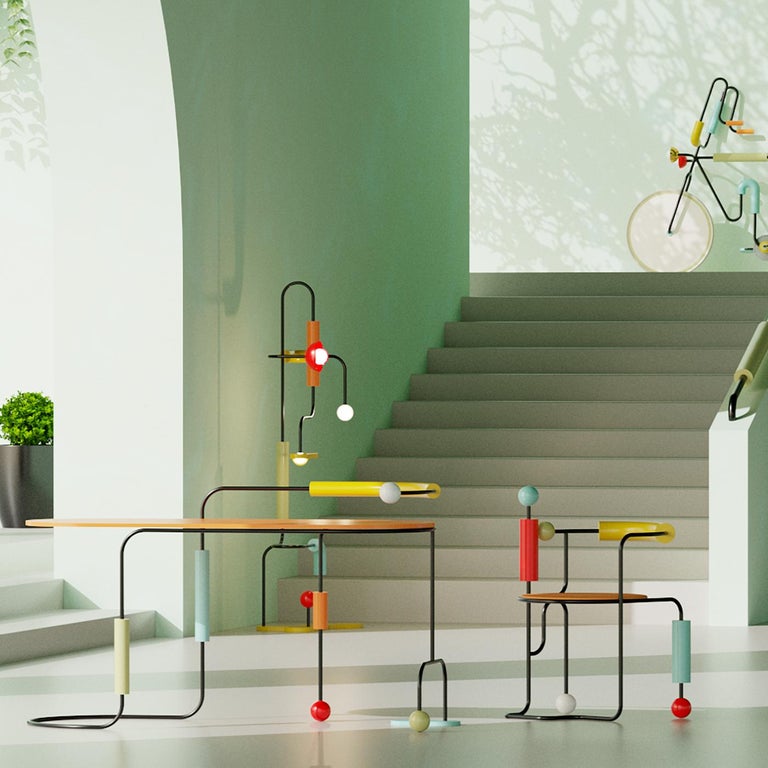 Morse Polychrome Chair #2 For Sale at 1stDibs