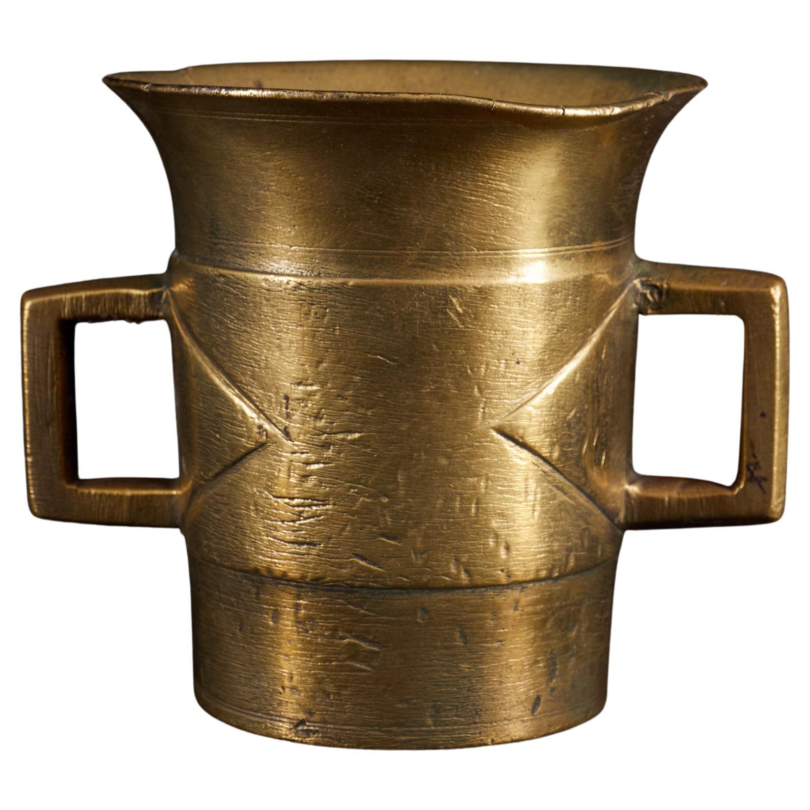 Dutch Silver Miniature Mortar and Pestle For Sale at 1stDibs