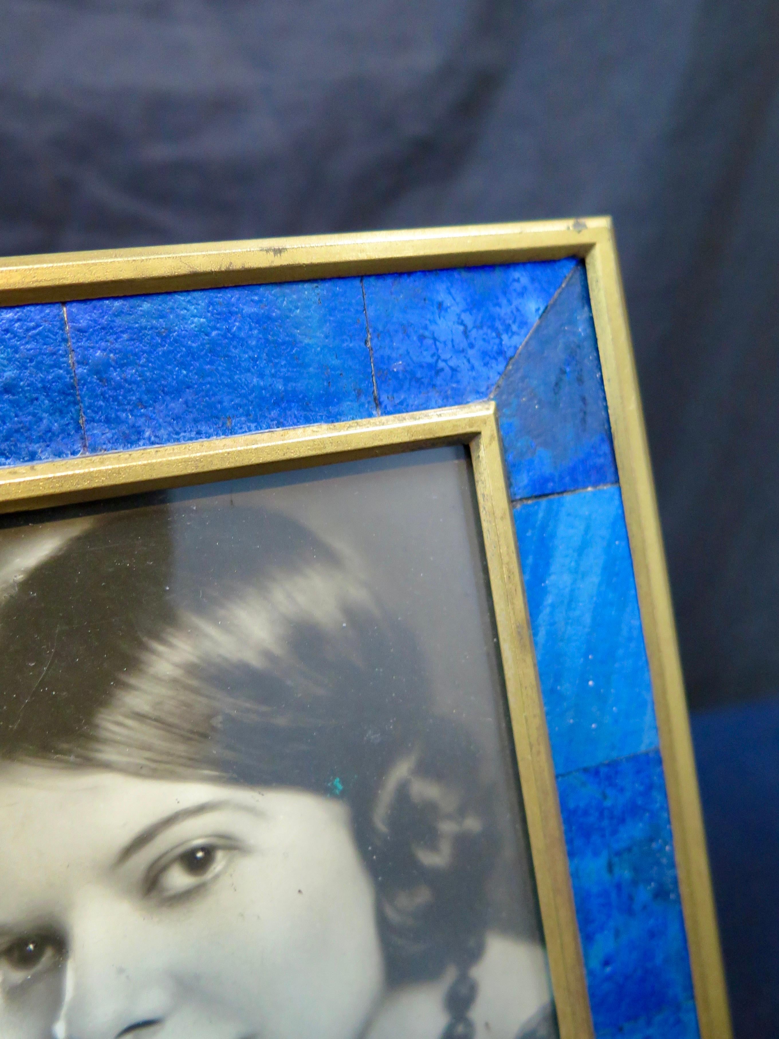 Mosaic Favrile Art Glass Frame by Tiffany at 1stDibs