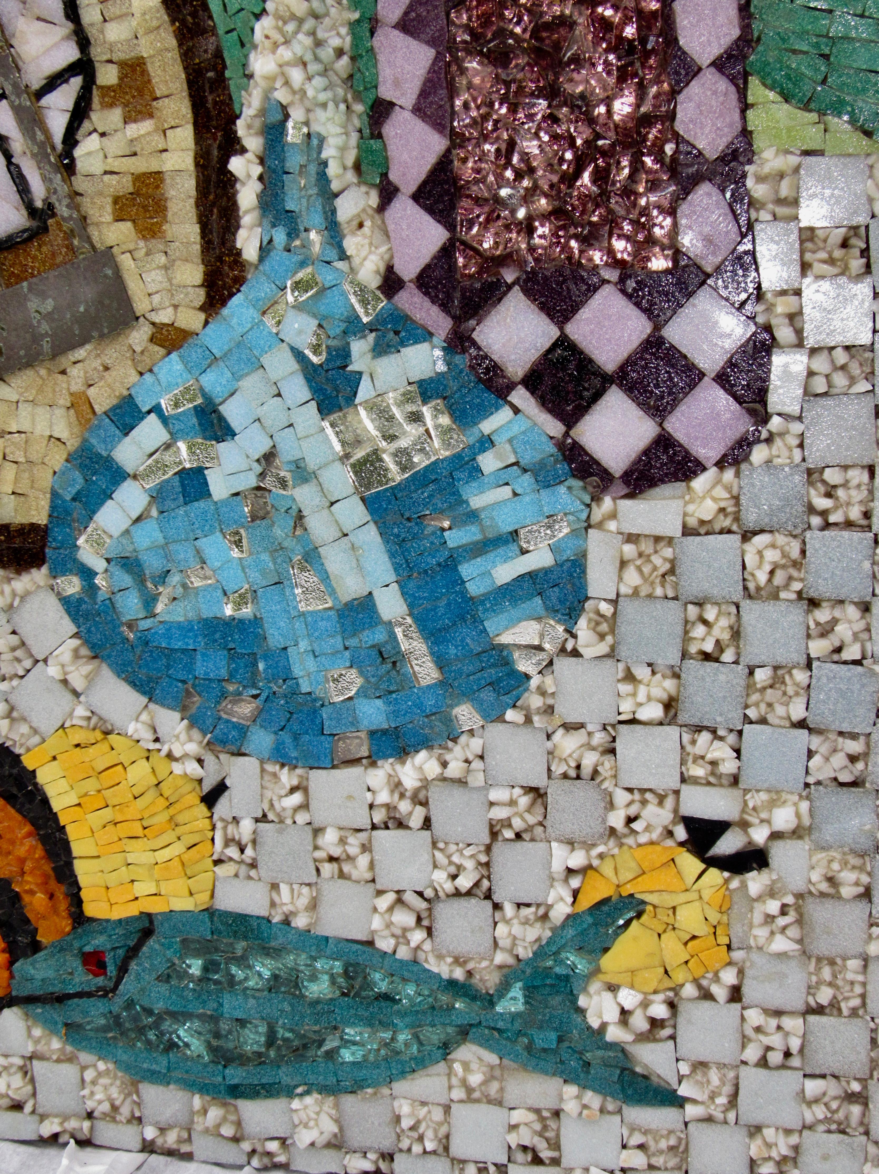 Mosaic Panel by Ruth Black Classic Cubistic Still Life Glass Tile ...