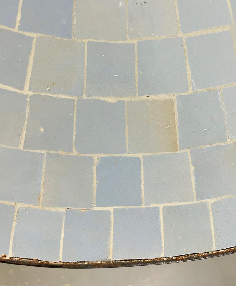 Mosaic Tile Bistro Style Round Table at 1stDibs | mosaic tile bistro ...