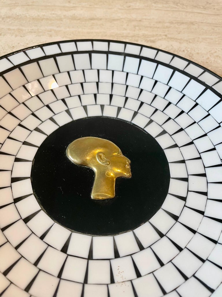 Mosaic Tile Decorative Plate For Sale at 1stDibs