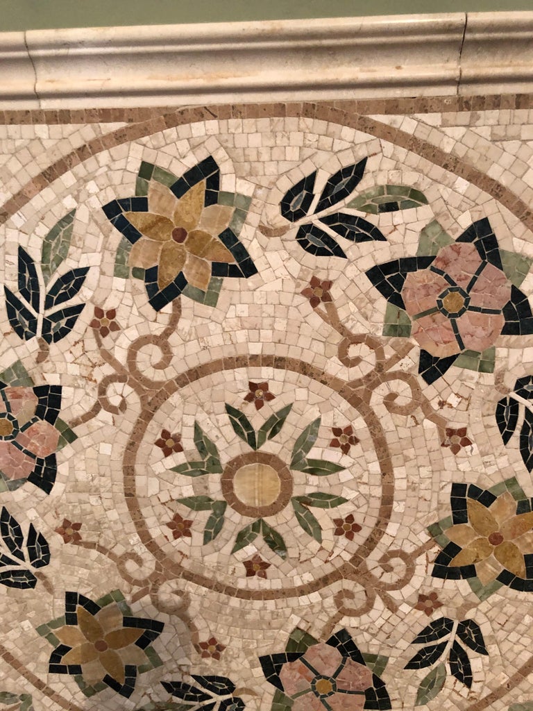 Mosaic Tile Medallion Centerpiece at 1stDibs