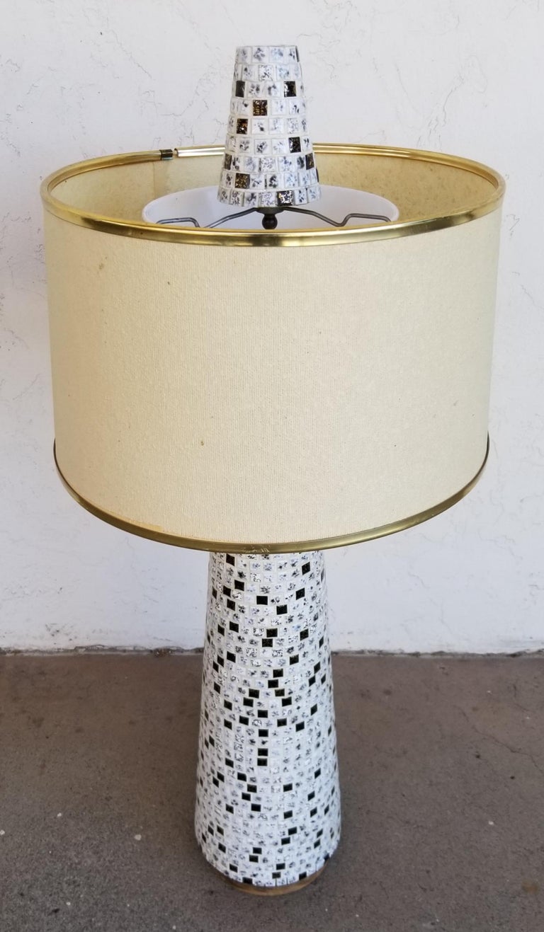 Mosaic Tile Table Lamp For Sale at 1stDibs