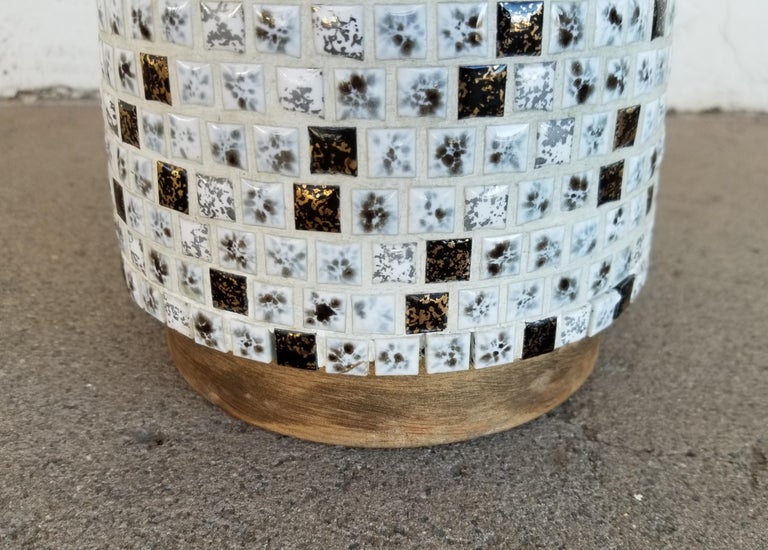 Mosaic Tile Table Lamp For Sale at 1stDibs