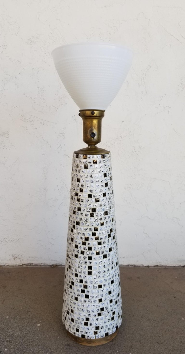 Mosaic Tile Table Lamp For Sale at 1stDibs