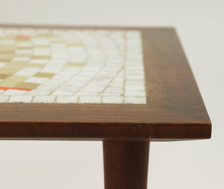 Mosaic Tile Top Coffee Table at 1stDibs