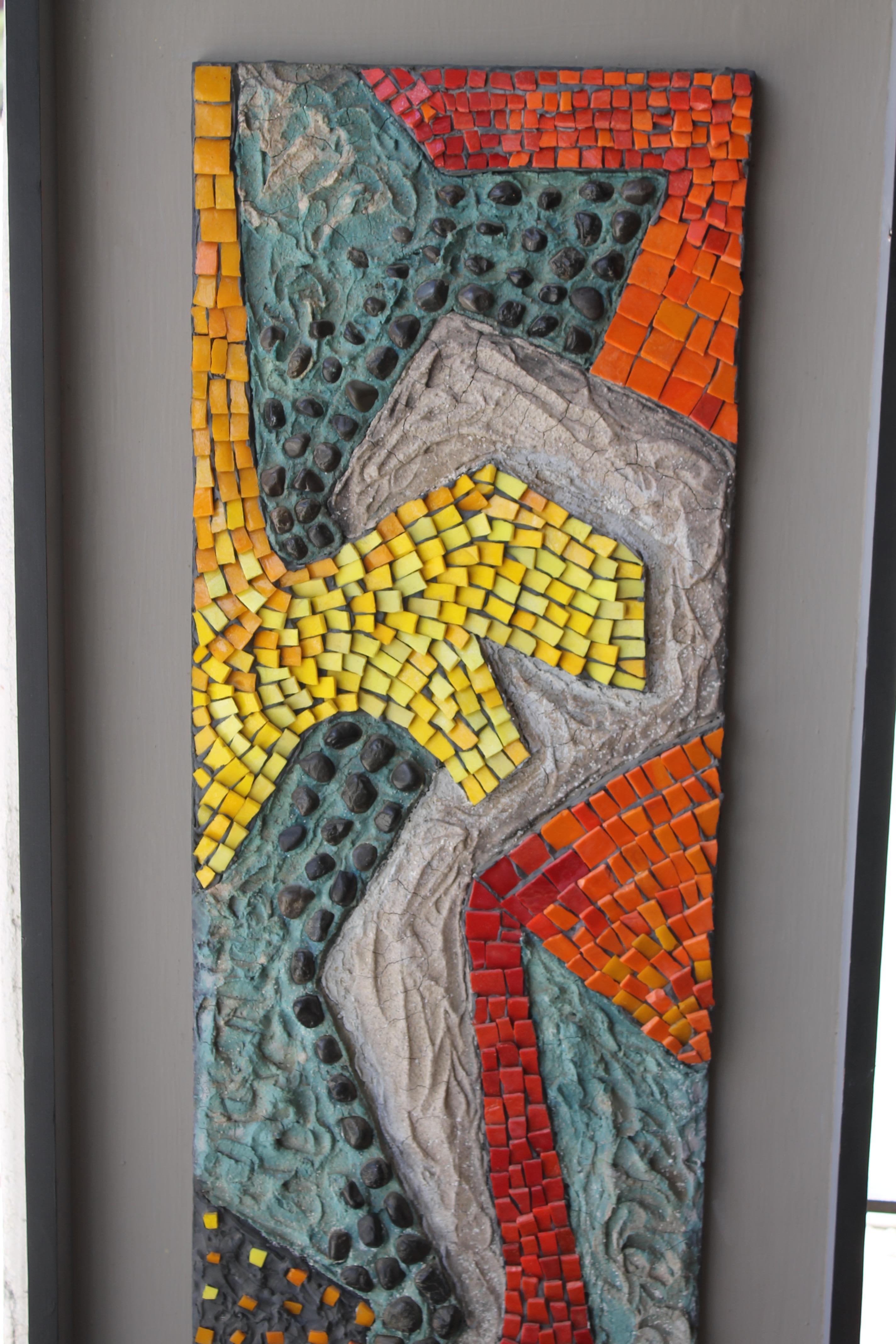 Mosaic Wall Sculpture by Beverly Lacy Taylor at 1stDibs