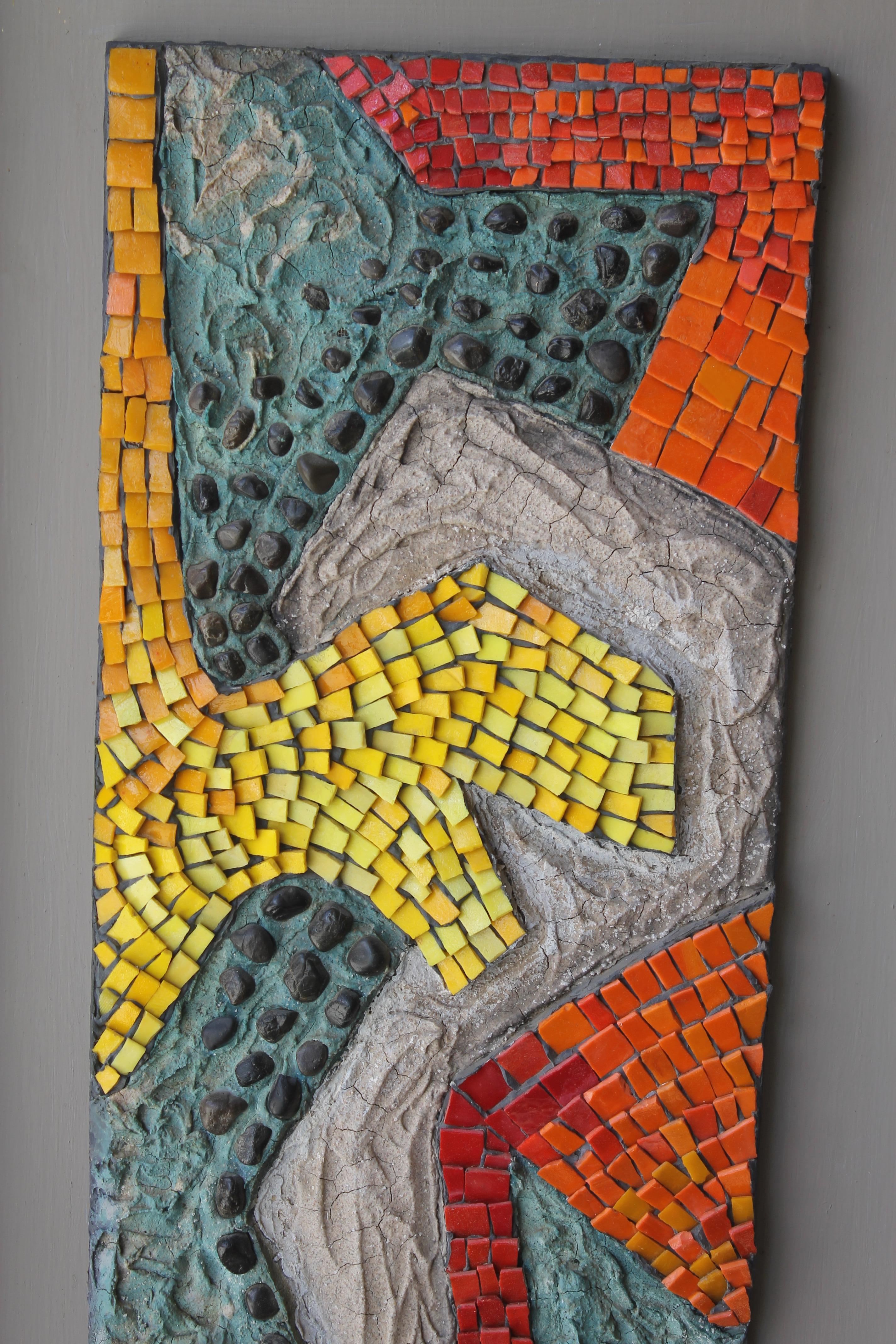 Mosaic Wall Sculpture by Beverly Lacy Taylor at 1stDibs
