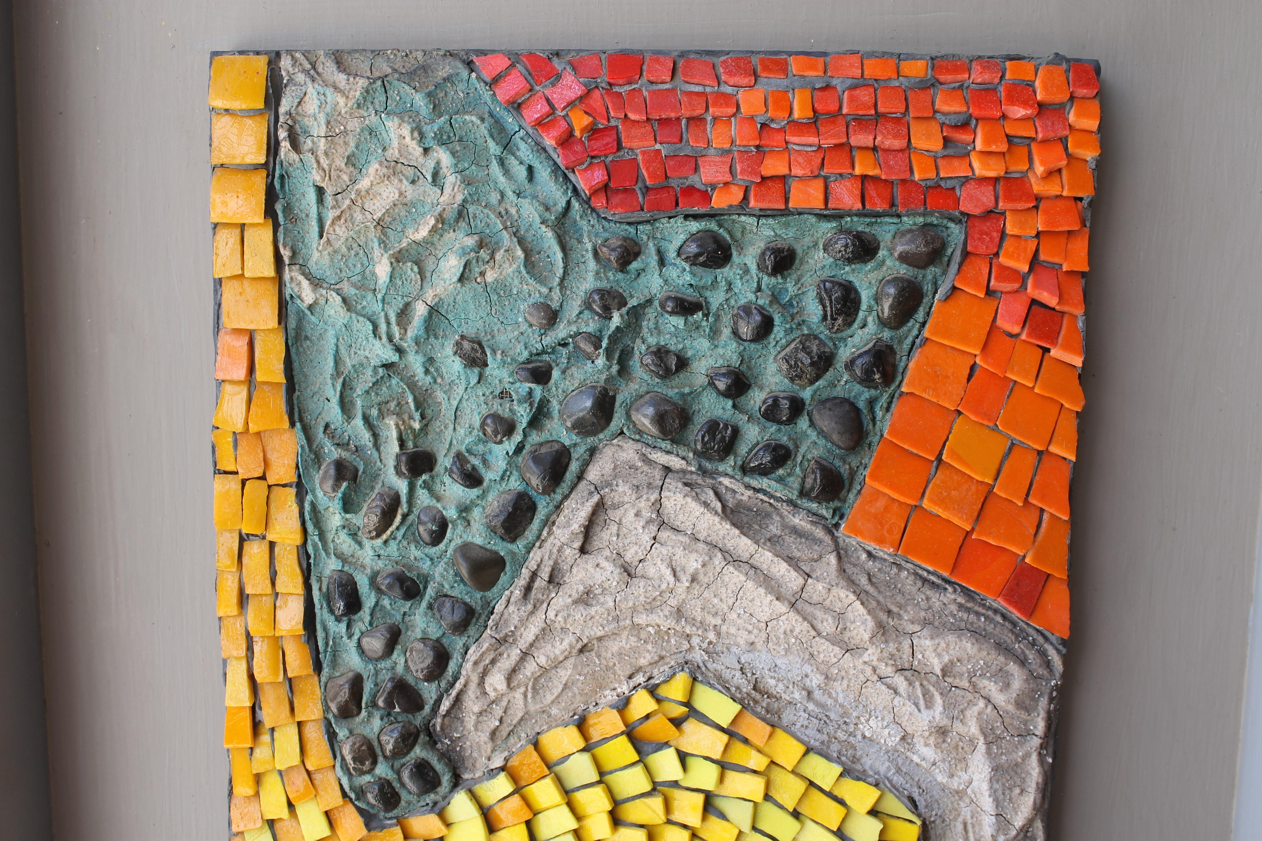 Mosaic Wall Sculpture by Beverly Lacy Taylor at 1stDibs