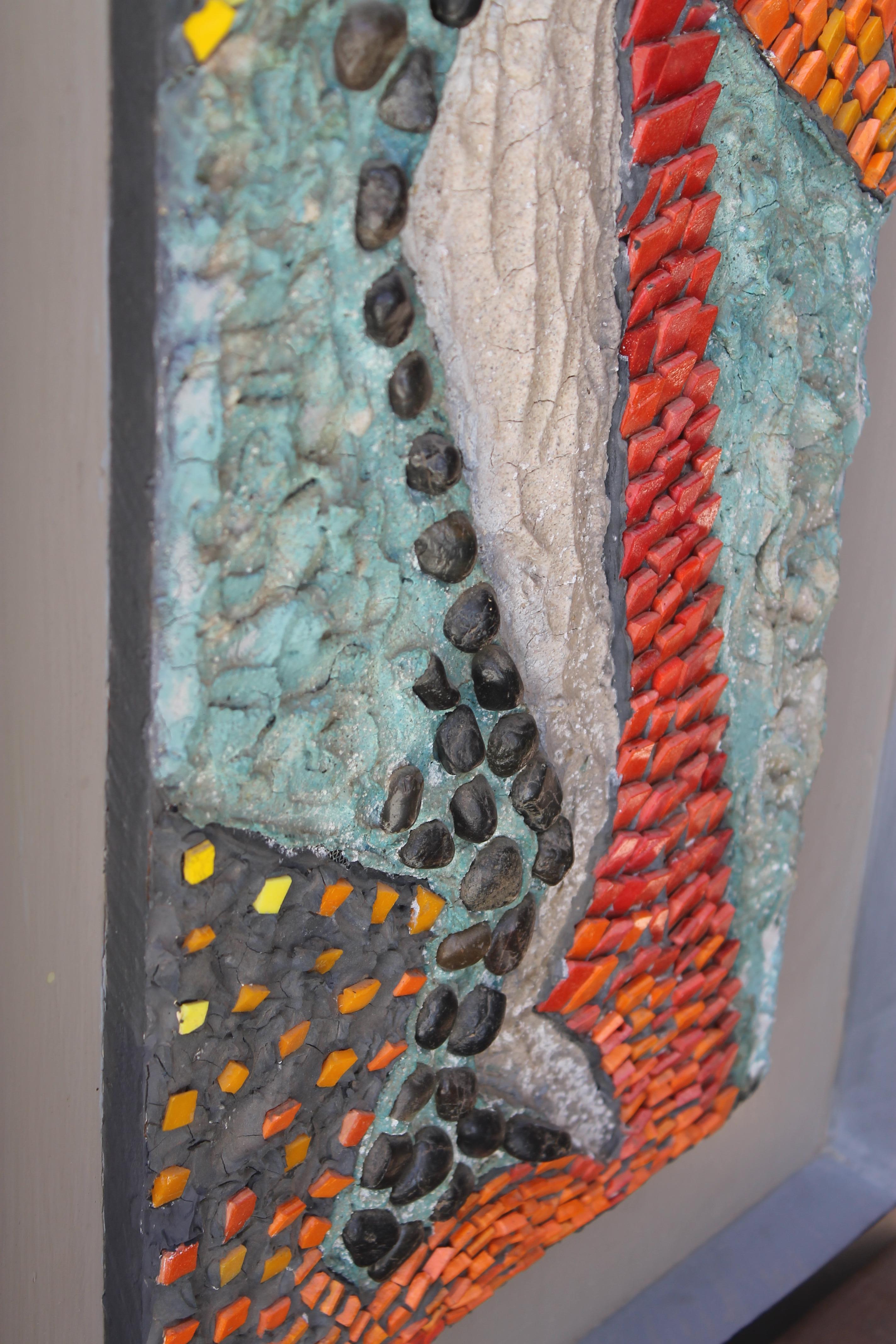 Mosaic Wall Sculpture by Beverly Lacy Taylor at 1stDibs