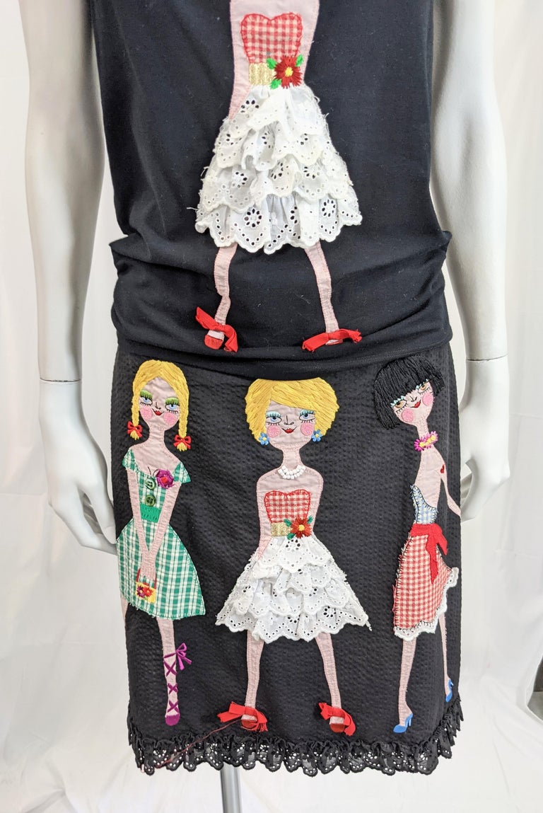 Moschino Applique Doll Set For Sale at 1stDibs