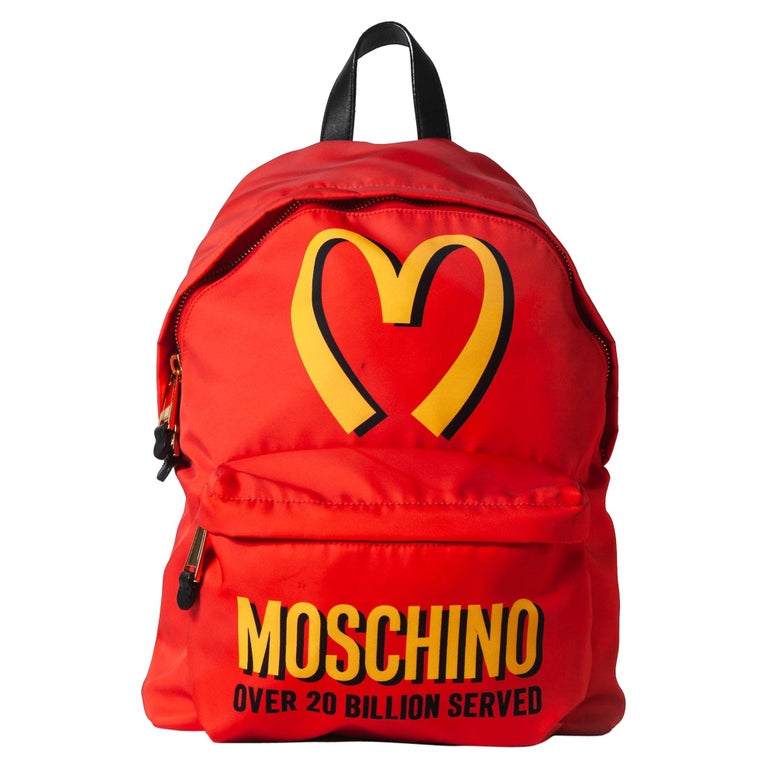 Moschino AW14 Fast Food Collection Jeremy Scott Backpack For Sale at ...