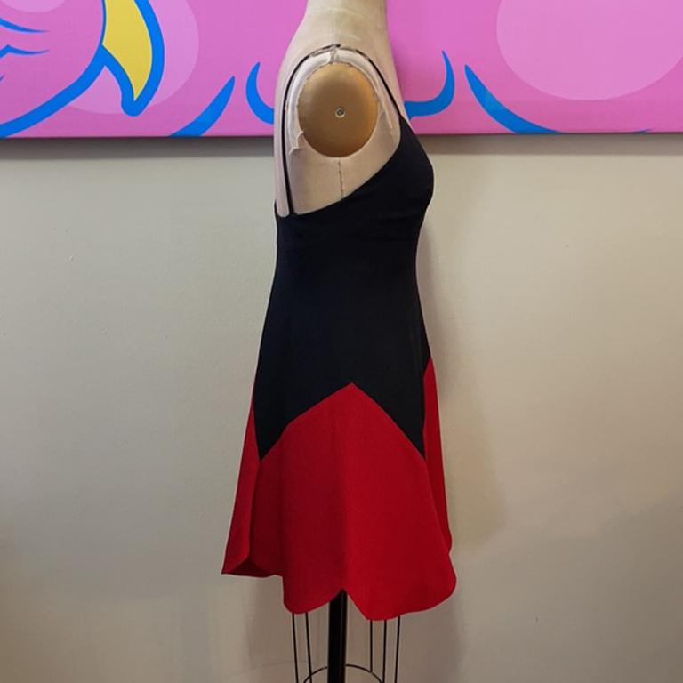 Moschino Cheap and Chic Red Heart Dress For Sale at 1stDibs
