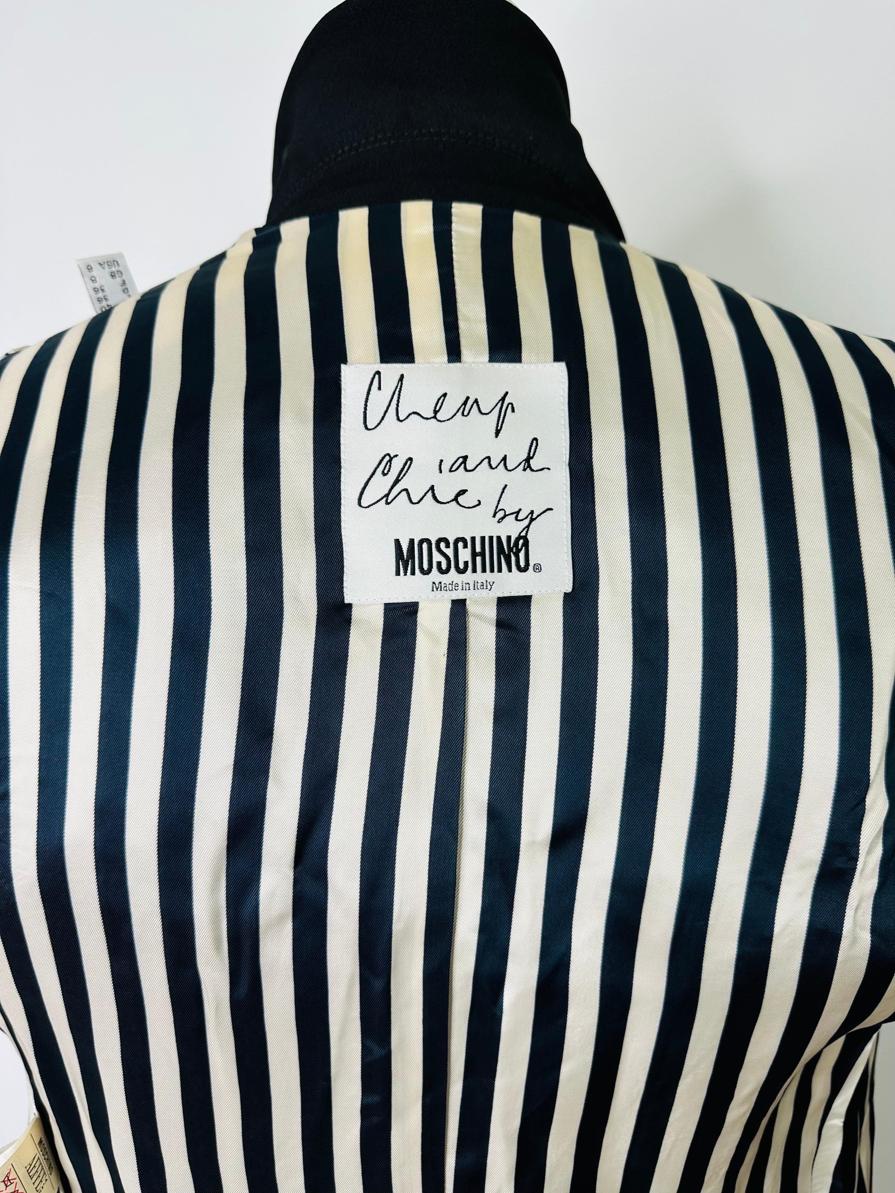 Moschino Cheap and Chic rick rack Blazer The Nanny /Iris Apfel For Sale ...