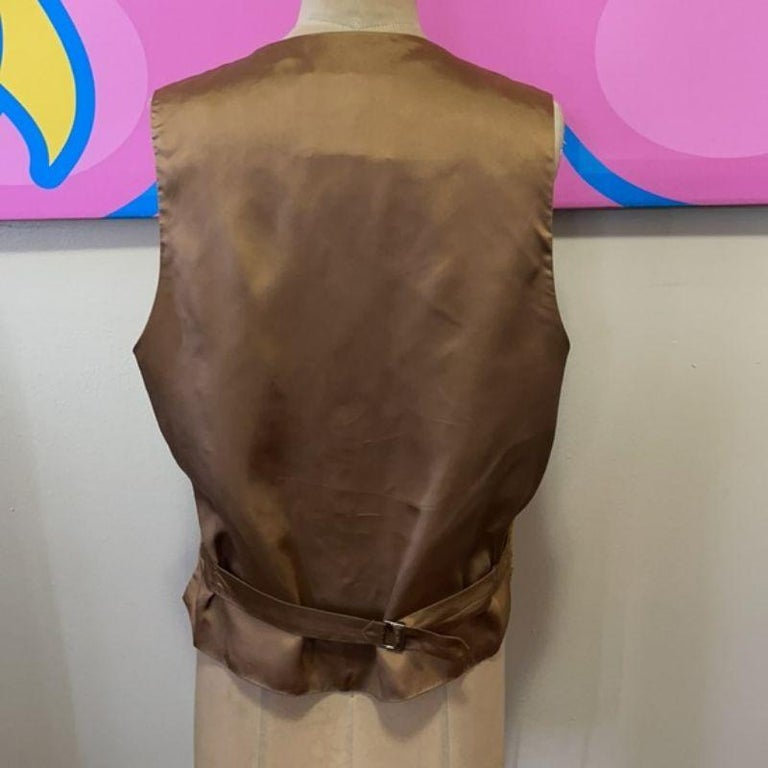 Moschino Cheap Chic Brown Teddy Bear Vest For Sale at 1stDibs