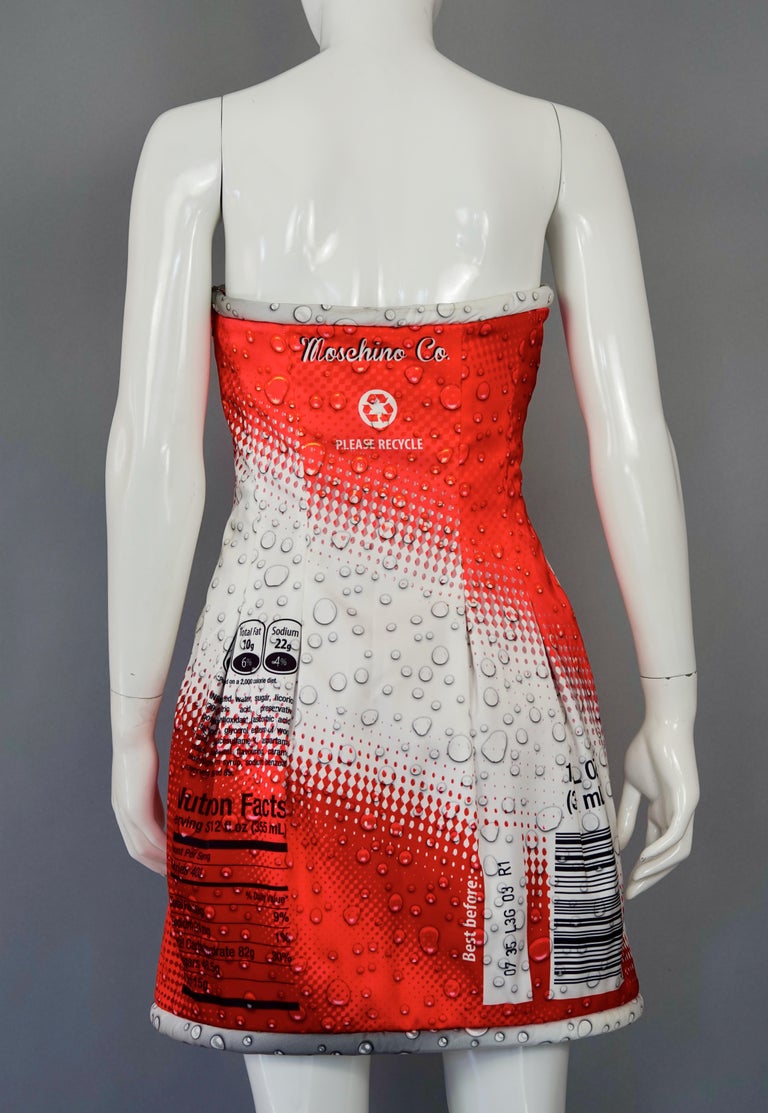 MOSCHINO COUTURE Cola Bustier Dress For Sale at 1stDibs