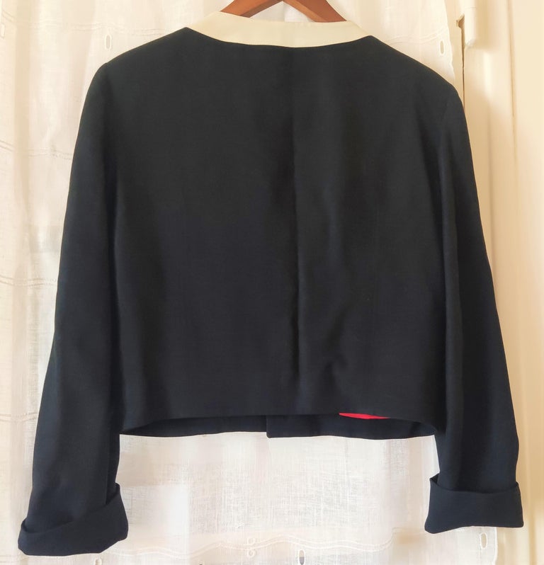 Moschino Couture Question Mark Cheap and Chic Formal Vintage Blazer ...