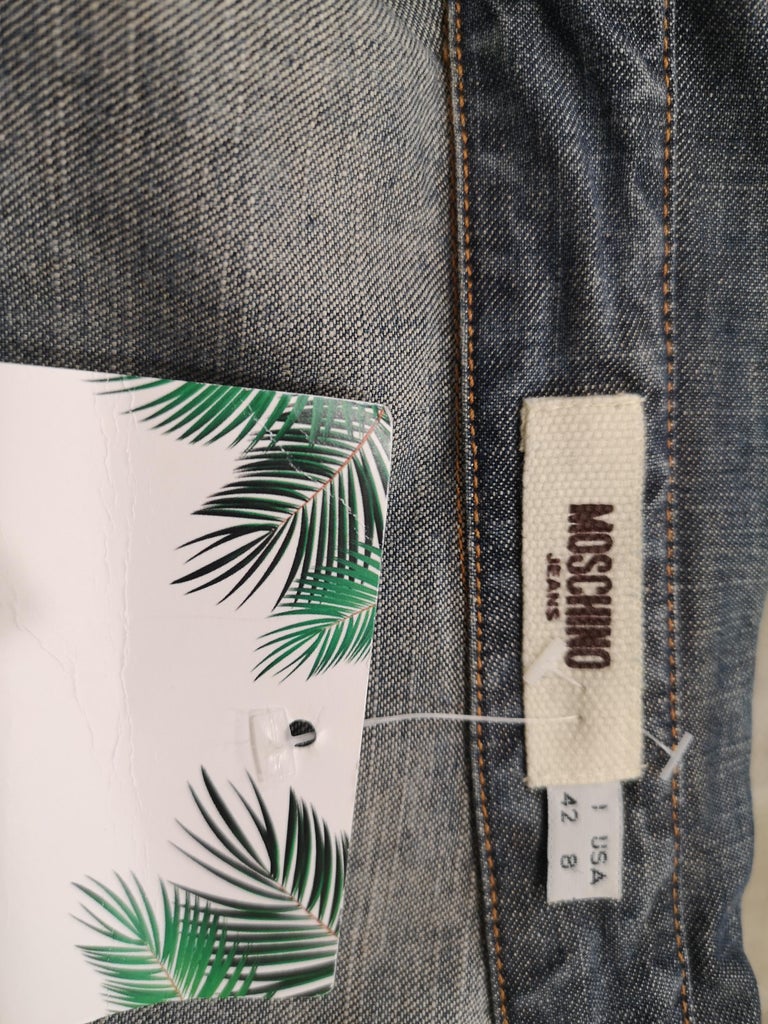 Moschino Denim Shirt For Sale at 1stDibs